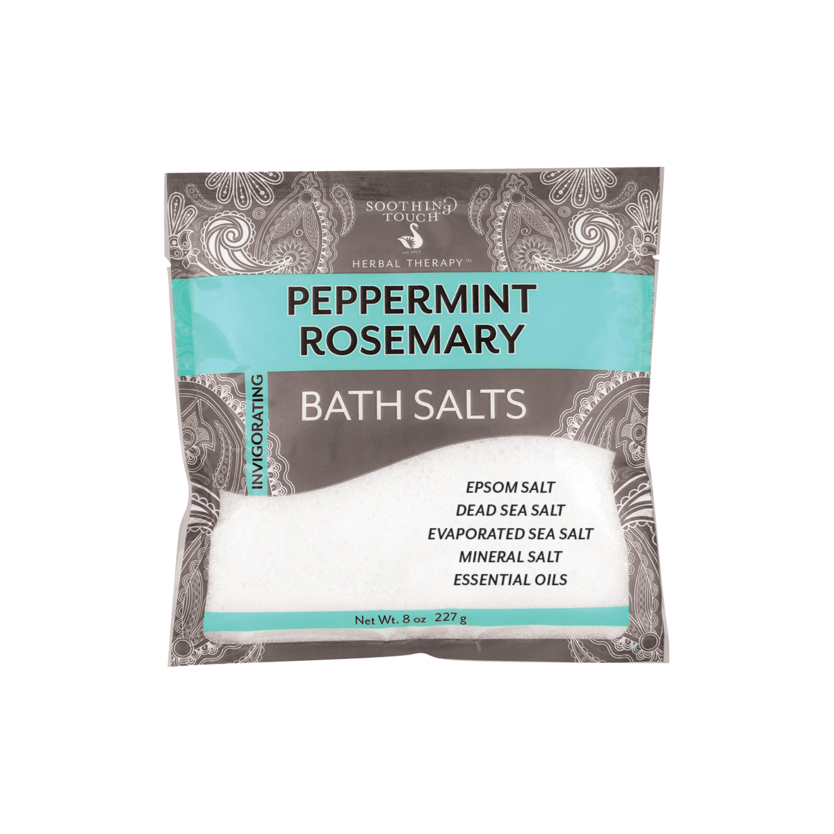 Peppermint Rosemary Bath Salts Pouch 8 Oz 3011827 308022 08 Bath
